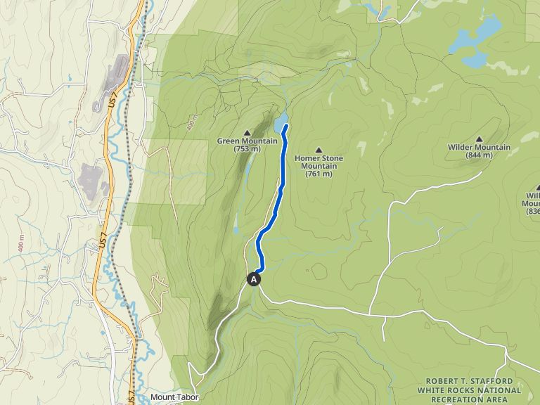 Little Rock Pond via Appalachian Trail (Long Trail) — Green Mountain ...